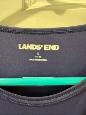 Lands' End | Swim | Lands End Swim Top Navy Size 416 | Poshmark